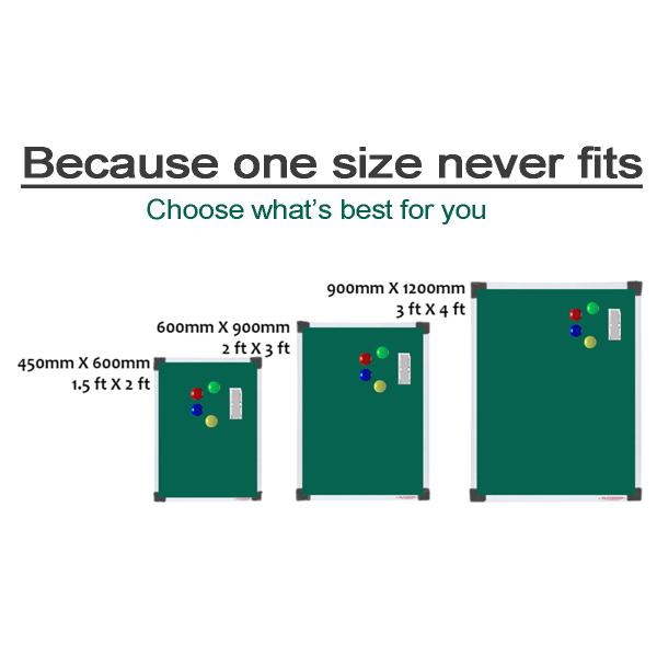 ALKOSIGN Platinum Series (2ft x 3ft) Magnetic Green Chalk Board/Writing ...