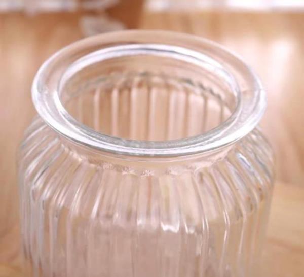 Cracker Transparent Glass, Ceramic Pop Jar With Heart Shape Lid Pickle ...