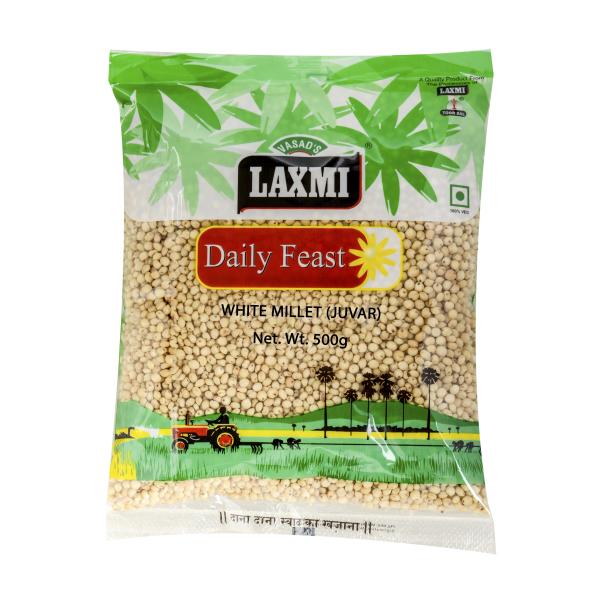 Laxmi Daily Feast White Jawar | Sorghum Millet | Juvar Dana | Pack of ...