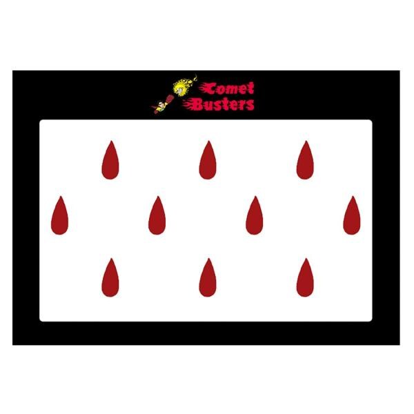 Comet Busters Tear Drop Shaped Red Bindi (10 mm) (BIN1059) - JioMart