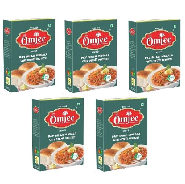 OMJEE PAV BHAJI MASALA _100GM (PACK OF 5) - JioMart