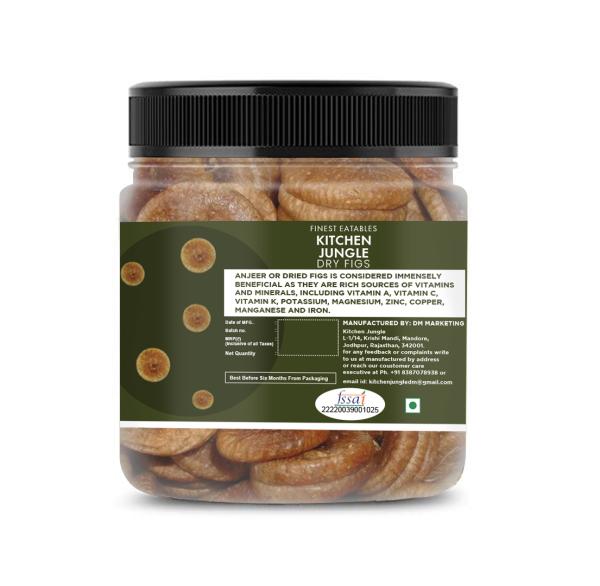 Kitchen Jungle Anjeer / Dry Figs - Medium Size - 500gm (250g Each ...