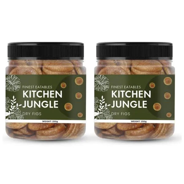 Kitchen Jungle Anjeer / Dry Figs - Medium Size - 500gm (250g Each ...