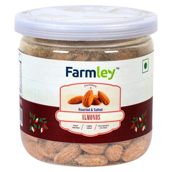 Farmley Roasted & Salted Almonds 200 g - JioMart