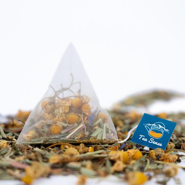 TEA SENSE Floral Tea (15pc Pyramid Tea Bags) Caffeine Free, Natural ...