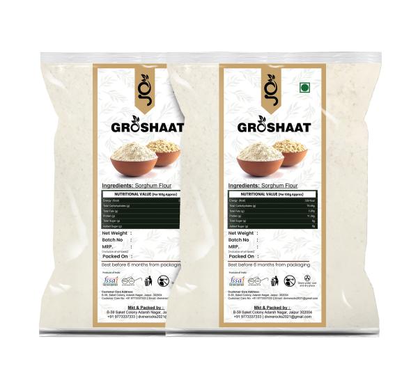 Groshaat Jowar Atta 10 kg (5Kg X 2 Pack) - JioMart
