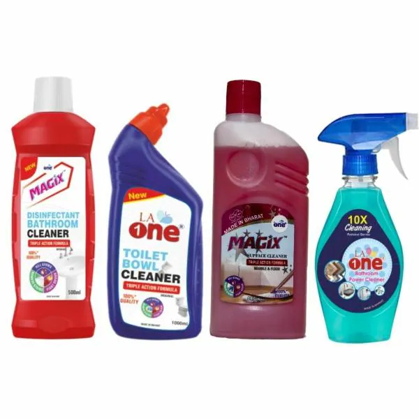 LA ONE Bathroom Power Descaler , Toilet Cleaner, Bathroom Tile Cleaner ...