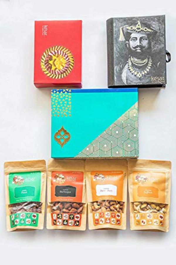 Kesar Sweets| Dry Fruit Mix 400g, Flavoured Kaju Katli Box (400g ...