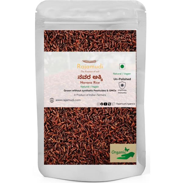 Rajamudi Plant Based, Delicious Authentic Navara Red Ric -10 Kg ...