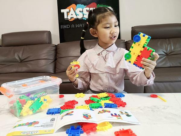 Tassino Plastic Train Easy to Assemble Kids, Adult Creative and ...