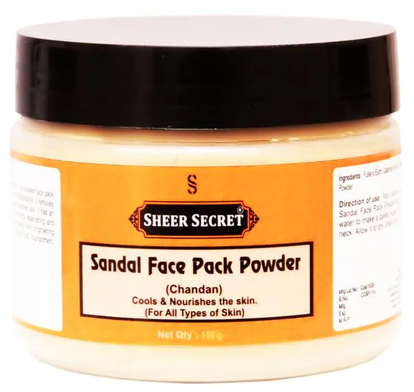 SHEER SECRET Sandal Face Pack Powder 150g - JioMart