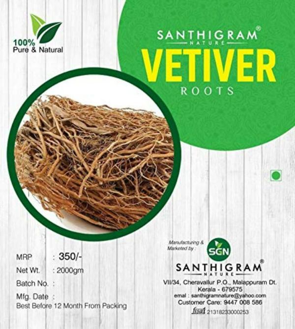 Santhigram KHUS Root, VETIVER, ZIZANIOIDES 200G - JioMart