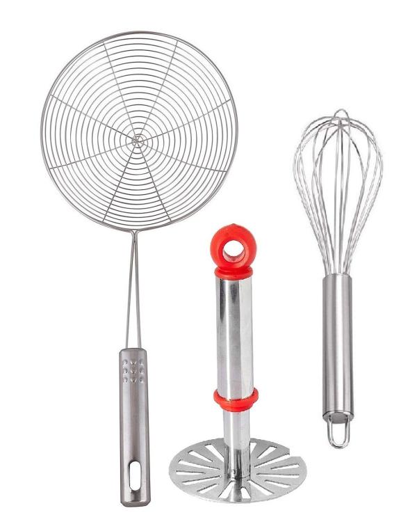 Wofier Masher And Stainless Steel Egg Beater Whisk - JioMart