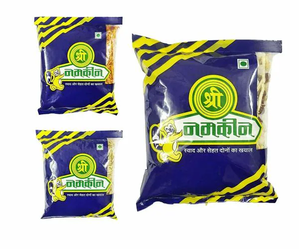 Shree Namkeen Pack of 3 Charkha Aloo Fariyali Mixture, Khatta Mitha ...
