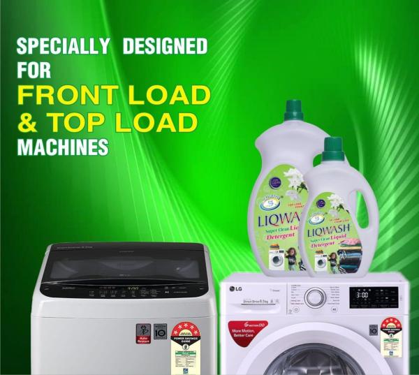 LIQ WASH Super Clean Liquid Detergent (5 L ) - JioMart