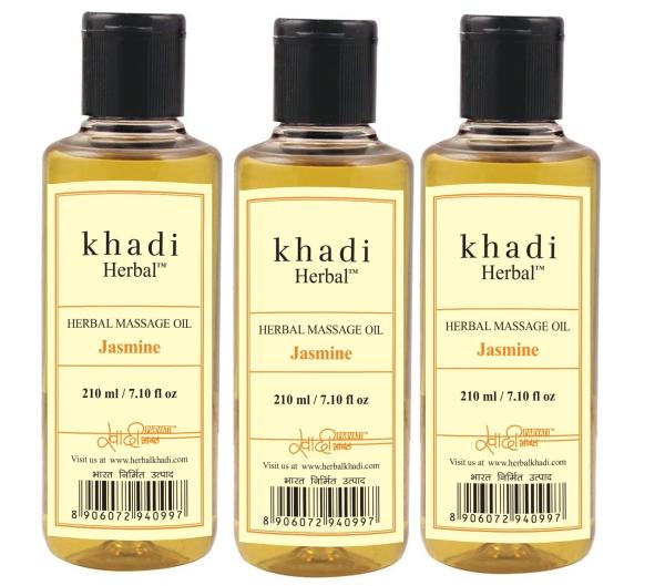 Swadeshi khadi herbal Jasmine Massage oil Pack Of 3 (630 ml) - JioMart