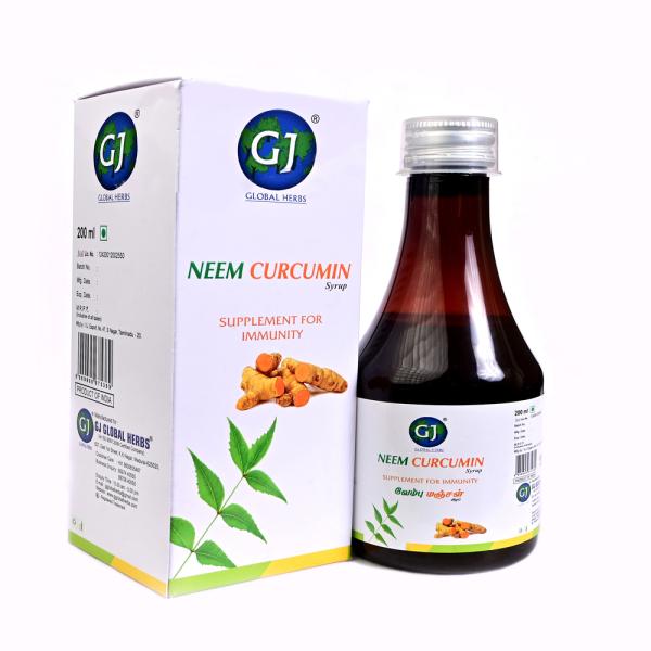 GJ Global Herb Neem Curcumin Syrup - JioMart