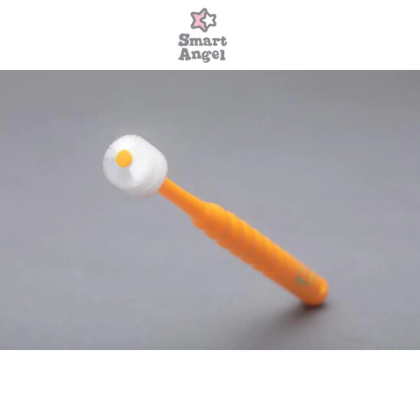 Smart Angel Japan, 360 degree Kids Toothbrush, Rounded Head, Soft ...