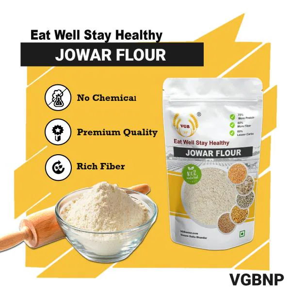 VGBNP 100% Natural & original Jowar Flour (Jonna ka aata) Pure Sorghum ...