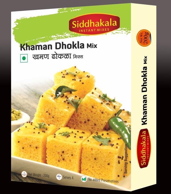 SIDDHAKALA KHAMAN DHOKLA MIX 200 GM (PACK OF 4) - JioMart