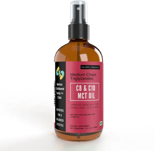 Sharrets C8 And C10 Mct Oil, 90 Ml - JioMart