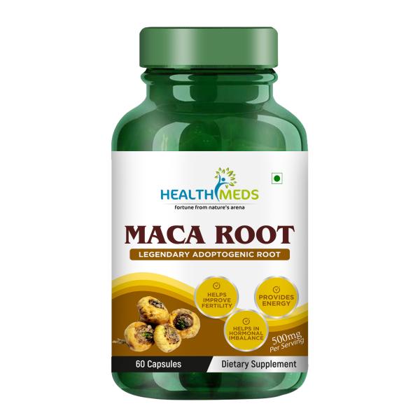 HEALTHMEDS Maca Root Extract Capsules | Supports Endurance and Strength ...