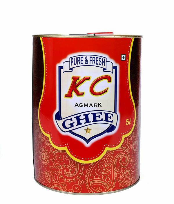 KC Cow Desi Ghee 5 Litre Clarified Butter Danedar Ghee 100% Pure Lab ...