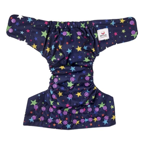Mylo Essentials Twinkle, ABC and Rainbow Reusable Cloth Diapers with ...