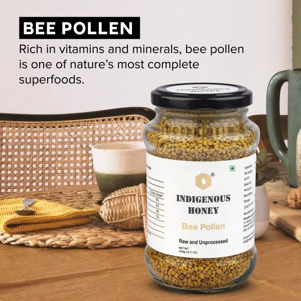 INDIGENOUS HONEY Bee pollen Pure Natural Organic Bee Pollen sourced ...