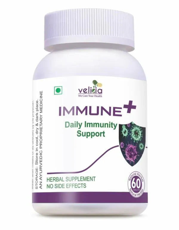 Velicia Immunity Booster Daily Immunity, 60 Tablet Bottle with Giloy ...