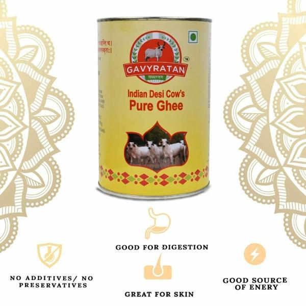 Nav.gavyamrut A2 Pathmeda Cow Ghee 1L | Traditionally Churned | 100% ...