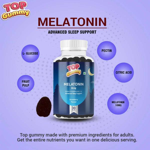 Top Gummy White Melatonin Capsules - JioMart