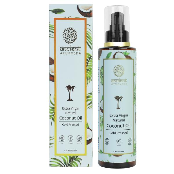 THE SKIN CO. Extra Virgin Natural Coconut Oil Cold Pressed- 200 ML ...