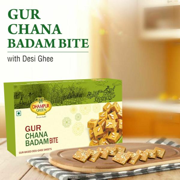 Gur Chana Badam Bite 400g - JioMart