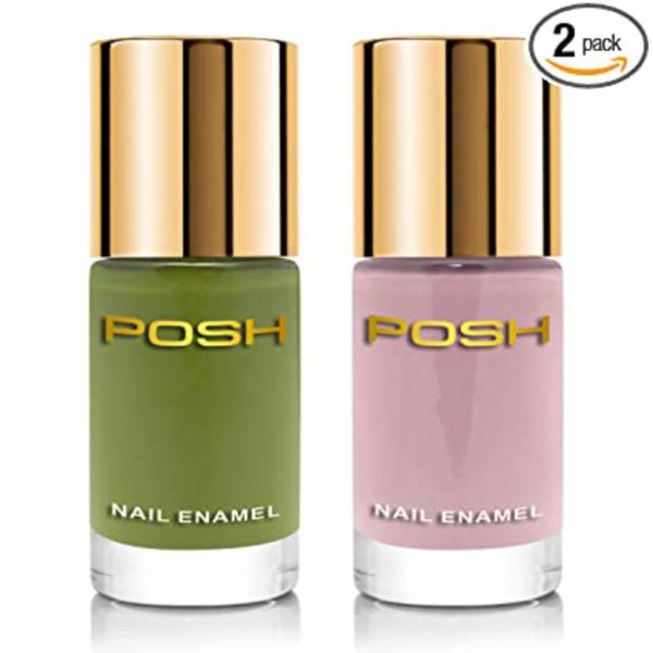 Posh Multicolor Quick Dry Nail Polish, 9 Ml Each (Pack Of 2) - JioMart