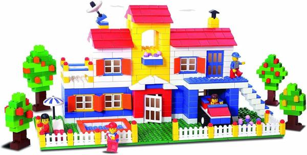 Playking Multicolor Fiber Mega Jumbo Architect Building Blocks for Kids ...