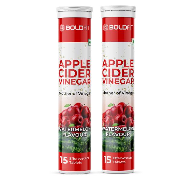 Boldfit Apple Cider Vinegar Tablet with Mother Vinegar ACV Effervescent ...