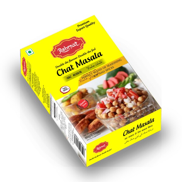 Rehmat Chat Masala Powder, All Natural, Herbs & Salts Spice Powder Chat ...