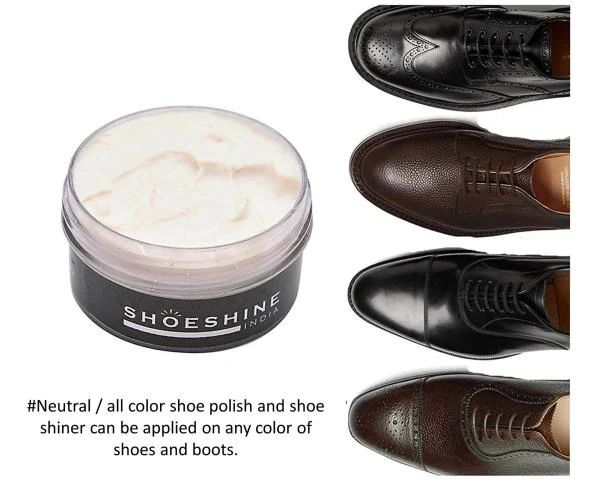 Shoeshine shoe shiner and shoe polish cream combo (2 Shoe Shiner + 1 ...