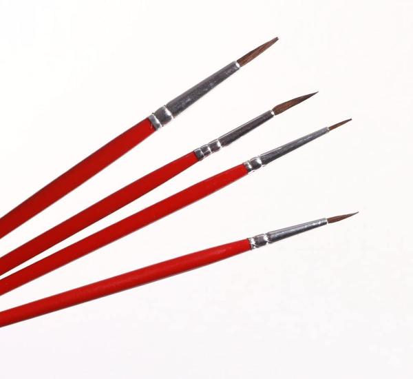 Faber-Castell Pony Hair Round Assorted Paint Brush, Set of 7 (Pack of 3 ...