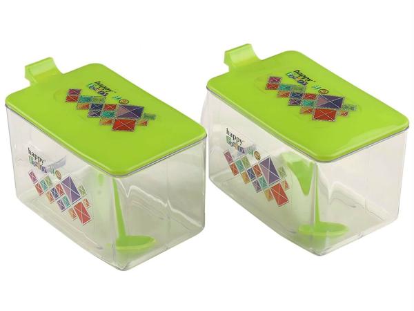 Nabhya Brown Plastic Airtight Combo Of Coaster Salt and Pepper Shaker ...