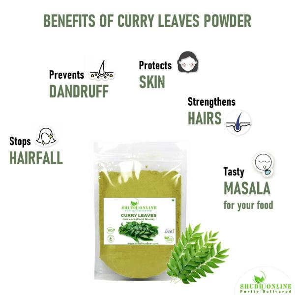 Shudh Online Organic Curry Leaves Powder (2000g) for Hair Growth ...