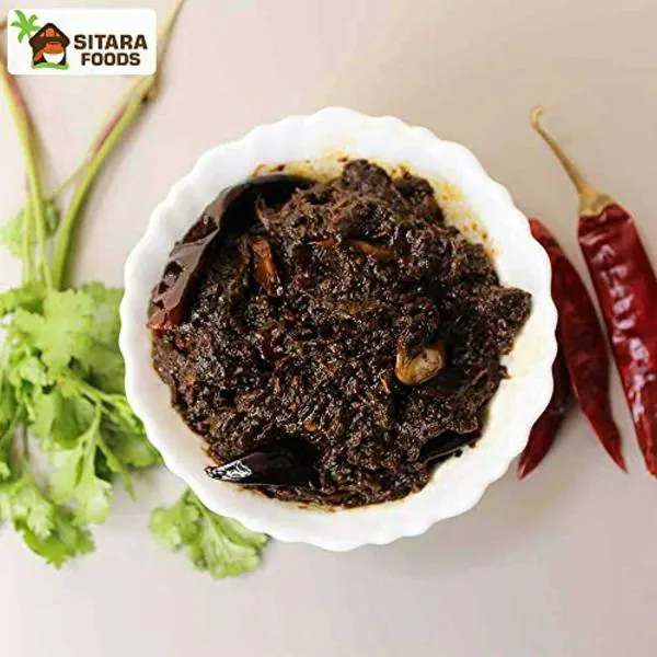SITARA FOODS Kothimeera Cilantro Leaves Pickle Andhra Style 500 g - JioMart