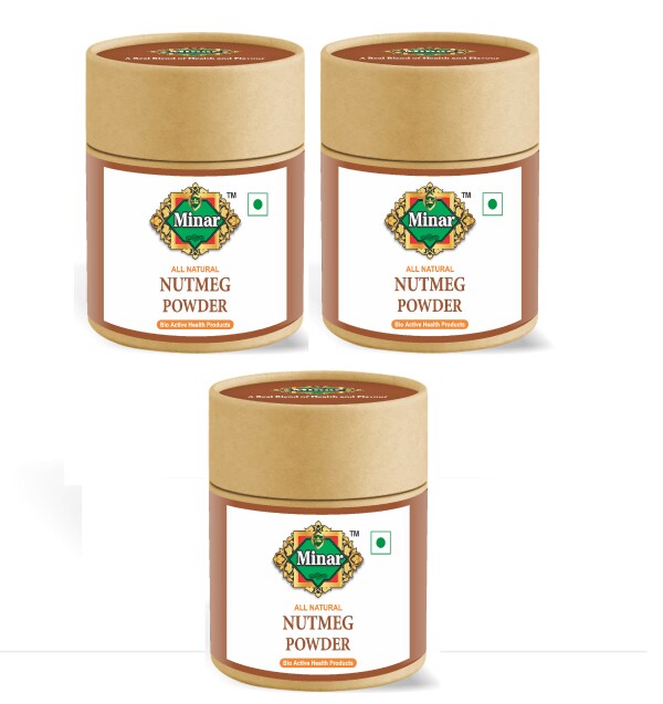 Minar 100% Natural Nutmeg(Jaiphal) powder(100g x 3) - JioMart