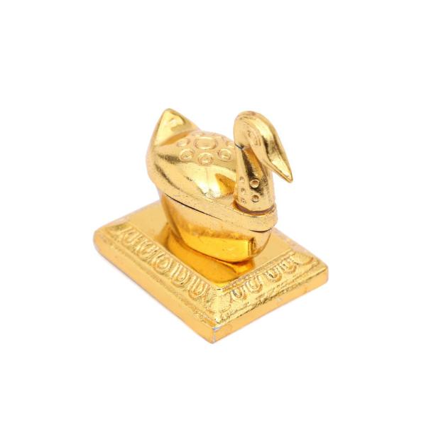 CRAFTAM Metal Swan Shape Sindoor Box Sindur Dani Kumkum Box for Wedding ...