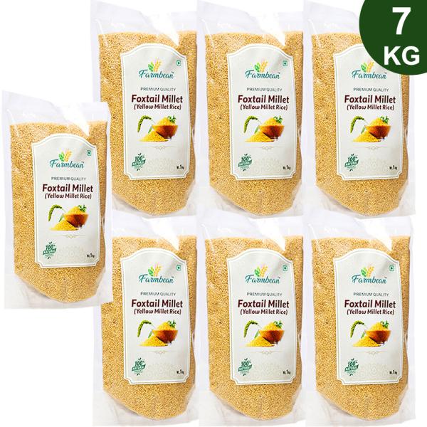 Farmbean Foxtail Millet Natural Grains, 7kg - (Kaon / Kang / Kangni ...