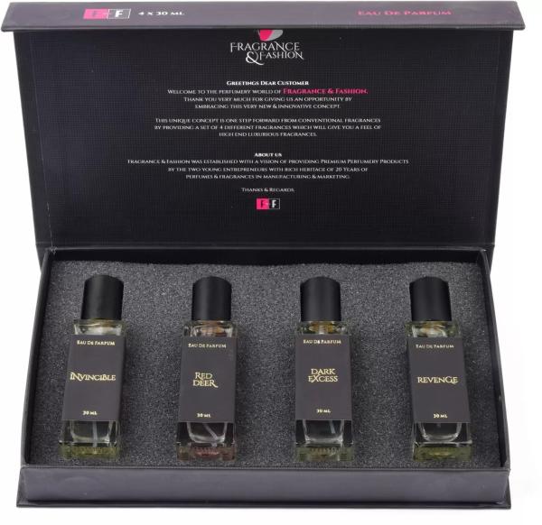 FRAGRANCE & FASHION Thunder Bay Man Combo - 4 x 30 ML Eau De Parfum ...