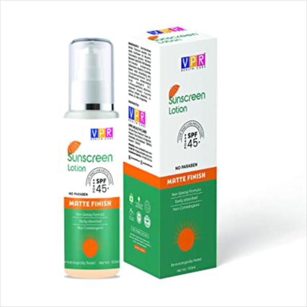 VPR Health Care UVA & UVB Blue Light Protection Matt Finish Sunscreen ...