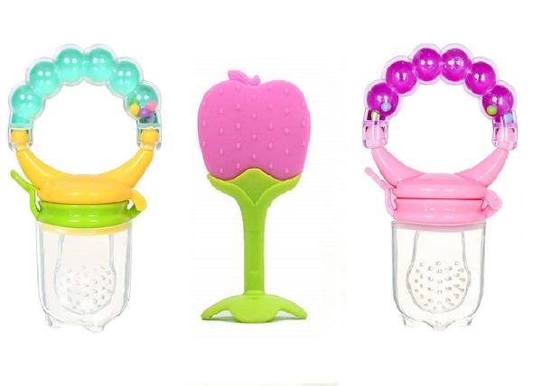 Gilli Shopee Multicolor Silicone Baby Fruit Nibbler With Baby Fruit ...