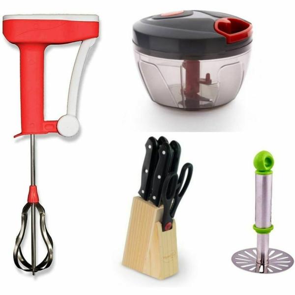 ODD M EVEN Chopper, Blender, Masher and Knife Kitchen Tool Set - JioMart